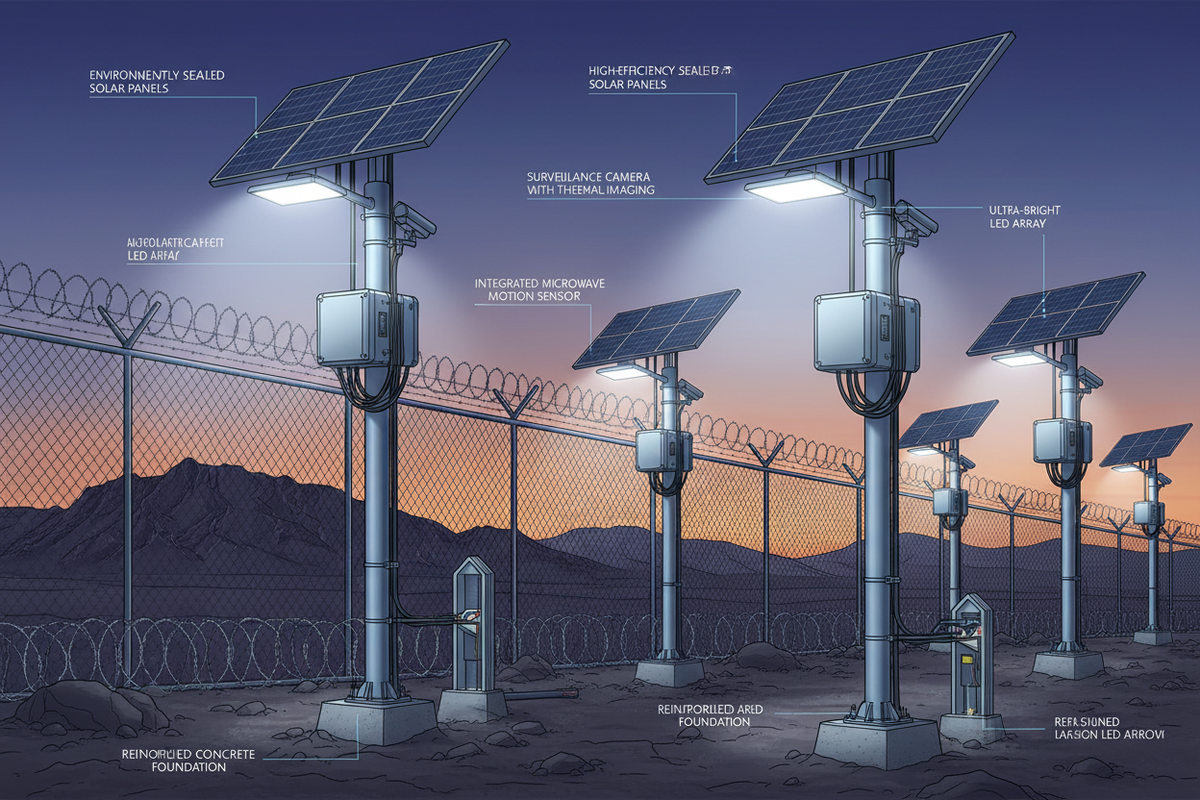 Solar Lighting for Border Regions: Specialized Needs & Technical Solut