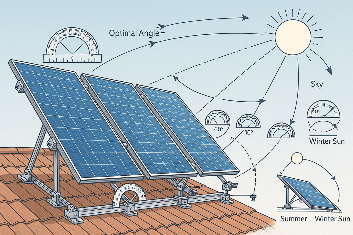 Solar Panel Angle Optimization and Adjustment
