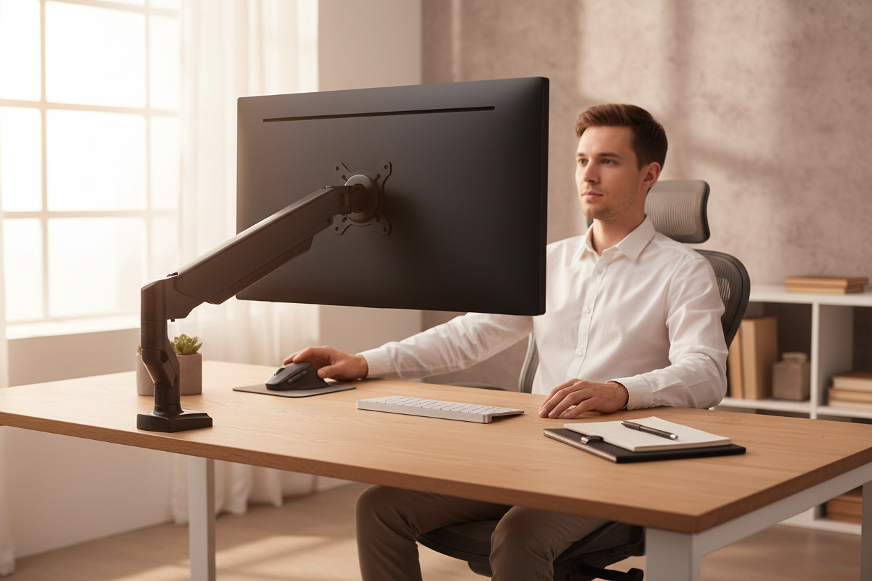Monitor Height & Eye Distance: The Complete Science-Based Guide (2026)
